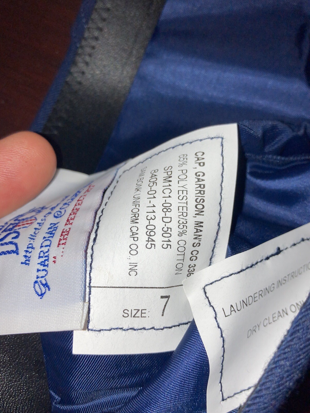 Vintage US Coast Guard Garrison Cap Size 7 | eBay