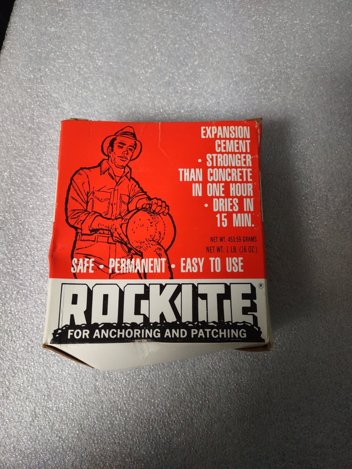 Rockite 10001 Off-White Anchoring Expansion Cement Powder 1 lbs. | eBay