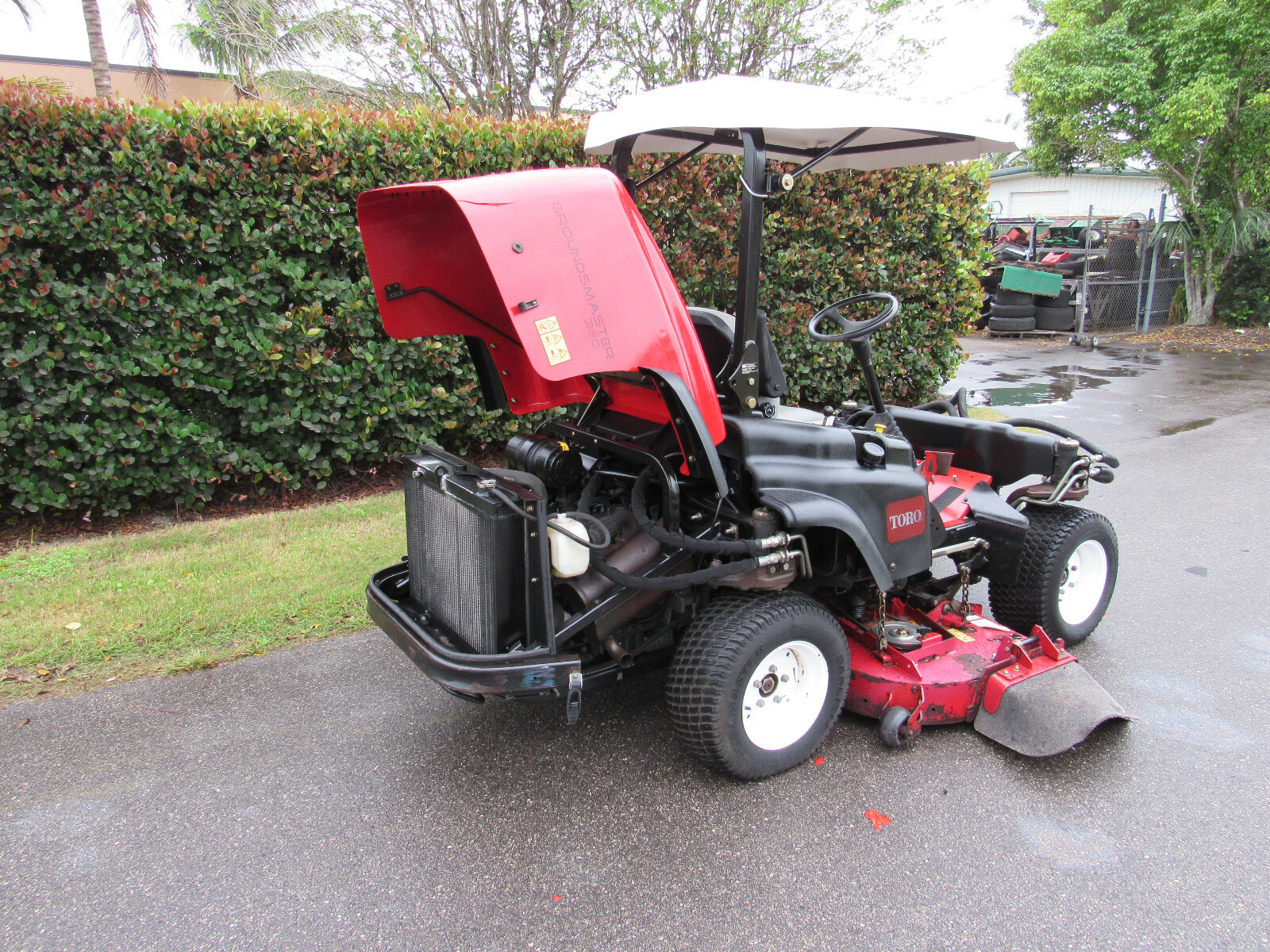 360 Groundsmaster Toro Quad-Steer Kubota 36 hp Diesel 72" Rotary Mower ...