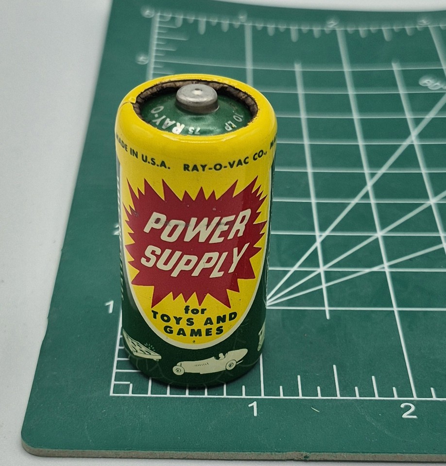 VTG 1944 RAY-O-VAC C Size Battery Power Supply for Games and Toys ...