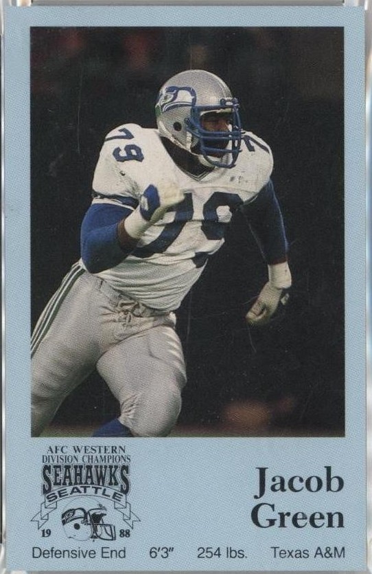 1989 Kodak/Coke Seattle Seahawks Washington State Crime Prevention ...