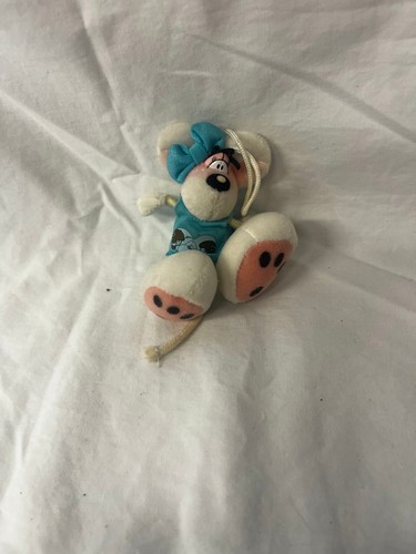 Vintage Diddl Mouse Plush – Window Hanger – Rare Blue Mushroom Dress ...
