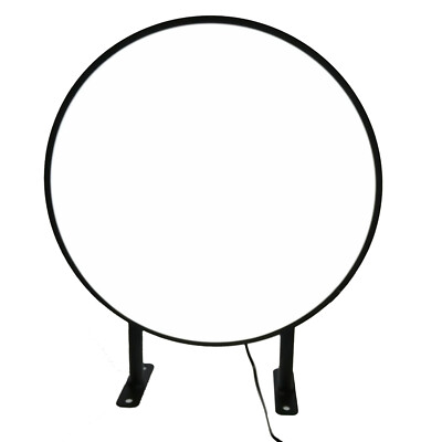 20" Round LED Light Box / Circular Projecting Lightbox / Signs Supply ...