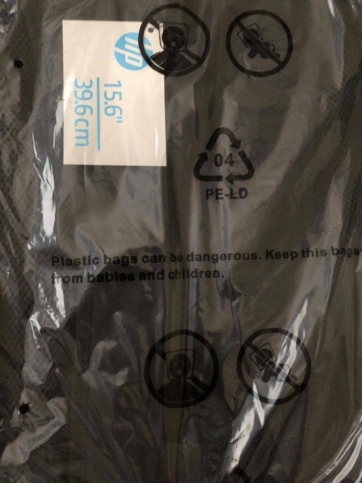 New HP Essential Carrying Case Backpack for 15.6" Notebook H1D24AA | eBay