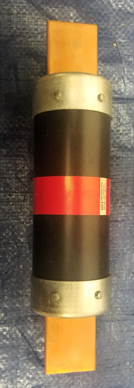 LOT of 3 Fusetron Bussman FRS600 FRS-600 600A 600 Amp 600V 600 Volt ...