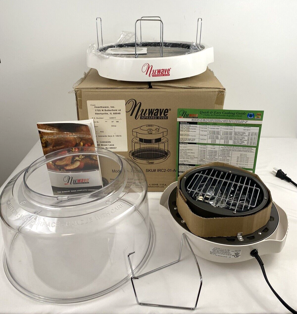 Infravermelho 13 NuWave Infrared Convection Oven Grill Cooker Analog
