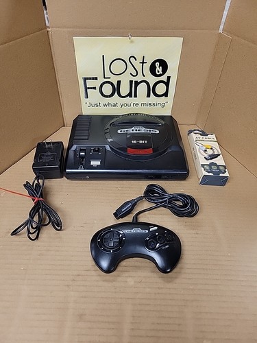 Original Sega Genesis 16-Bit System Model No: 1601 Console Bundle ...
