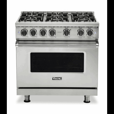 Viking 36 Inch Freestanding Professional Gas Range 6 Burners NEW ...