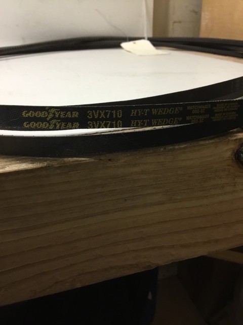 8 Count Goodyear 3VX710 Hy-t Wedge V Belt - for sale online | eBay