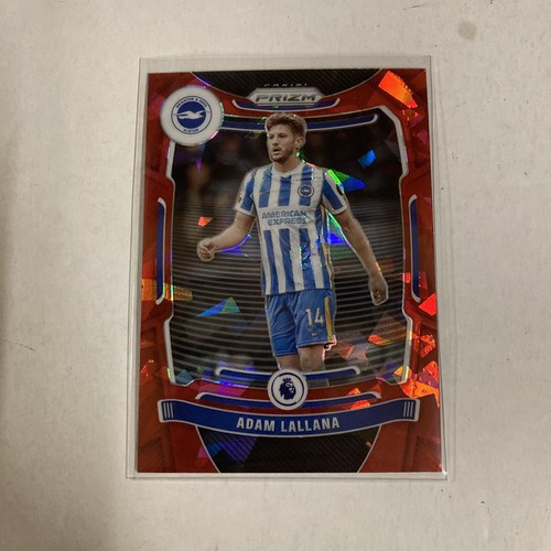 2021-22 Prizm Premier League Adam Lallana RED Cracked Ice #190 Panini ...