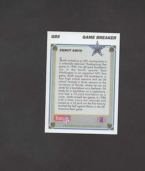 1991 Upper Deck Game Breaker #GB5 EMMITT SMITH ***HOFer*** | eBay