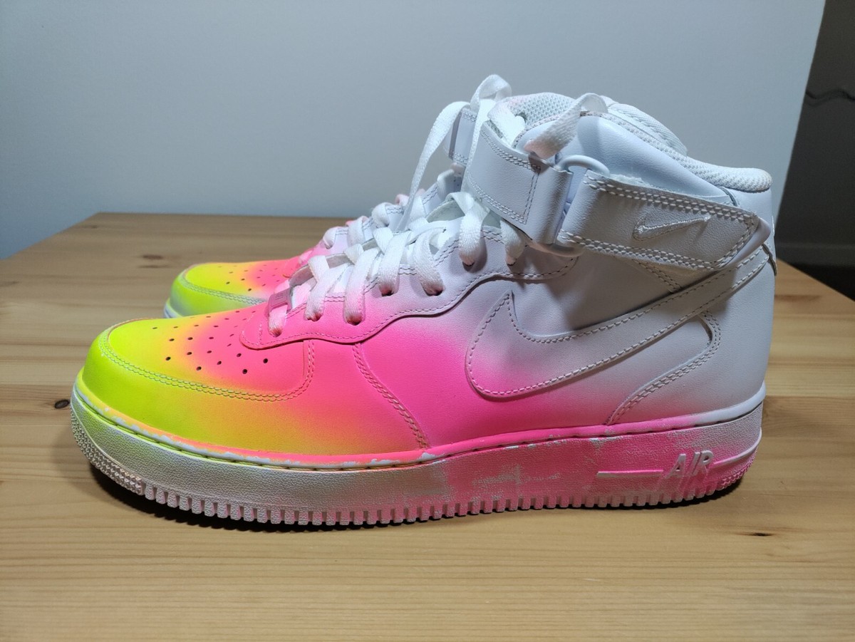 Custom Air Force Ones High Top Nike Custom Air Force Ones