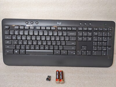Logitech MK540 Full-size Advanced Wireless Scissor Keyboard + USB ...