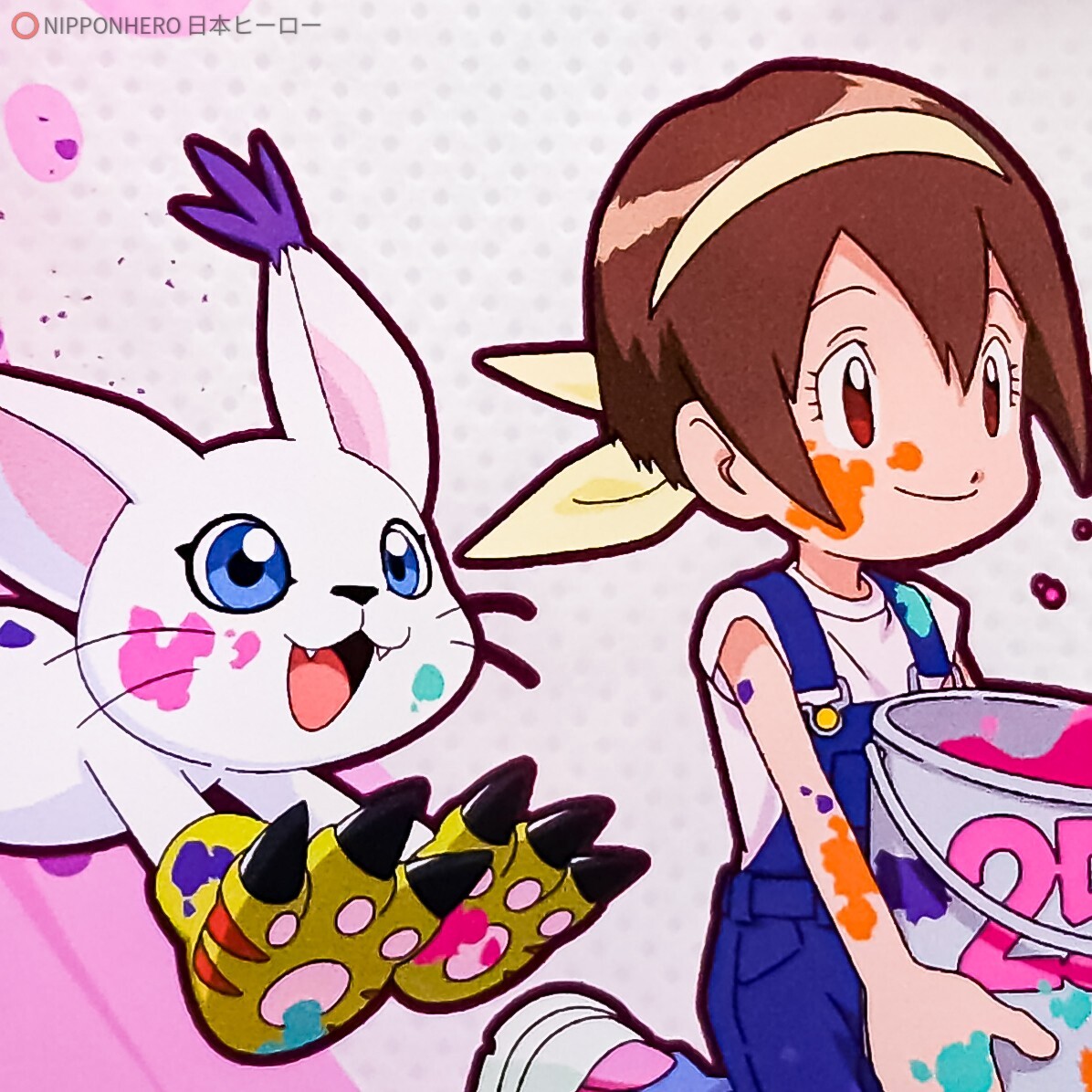 Gatomon E Kari Digimon Adventure 02 HIKARI GATOMON HAWKMON MIYAKO