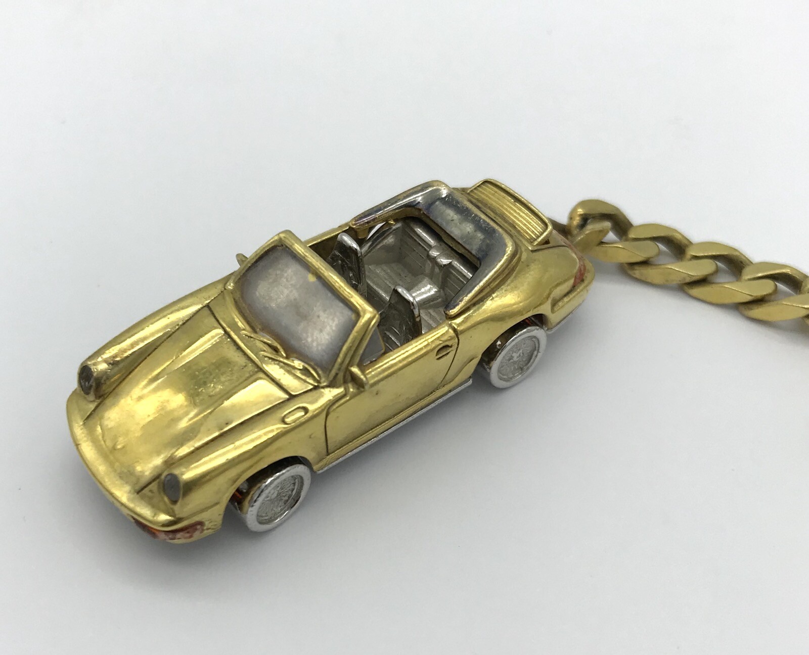 PORSCHE 911 CABRIO KEYCHAIN 925 VINTAGE KEYFOB CARRERA OLDTIMER 356 912 ...