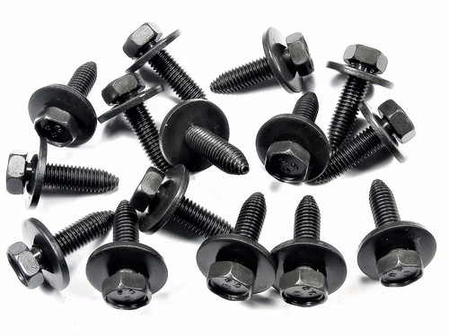 Mazda Body Bolts- M8-1.25 x 30mm Long- 13mm Hex- 24mm Washer- 15 bolts ...