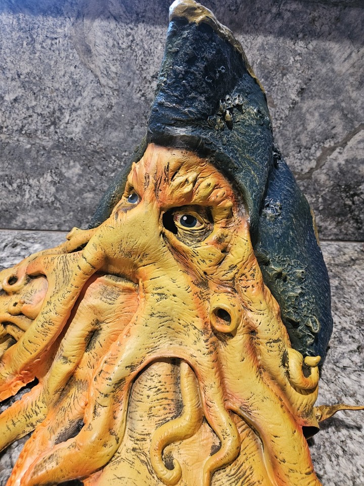 DELUXE DAVY JONES 3D Mask COSTUME Pirates Of The Caribbean 2006 DISNEY ...