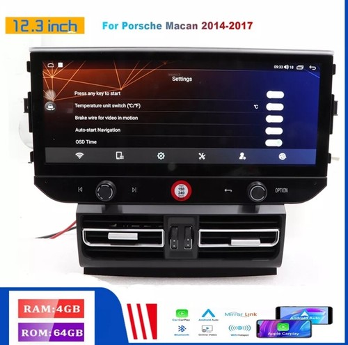 12.3'' Android 12 Car GPS 4+64GB Touch Screen Porsche Macan 2014-2017 fit PCM4.0 | eBay