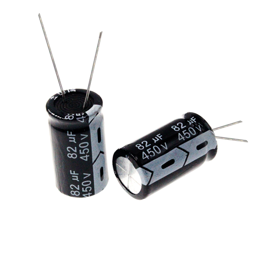 1pcs 82uF 450V 82MFD 450Volt 18*30mm Aluminum Electrolytic Capacitor ...