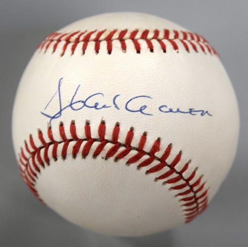 Hank Aaron Signed Official National League Baseball Autograph Braves ...