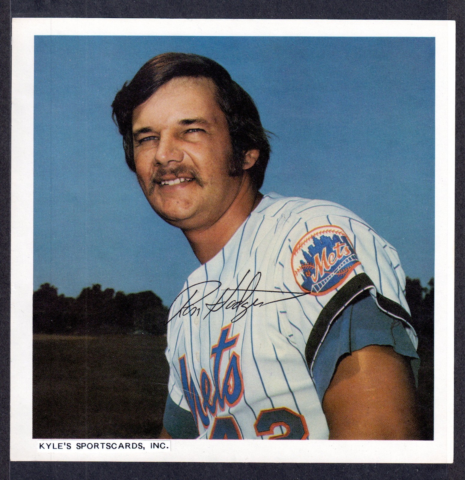 Ron Hodges NEW YORK METS UNSIGNED 8 x 8 TEAM ISSUE PICTURE PACK PHOTO ...