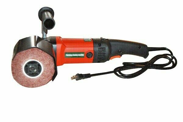 Electric Metal Burnishing Polishing Machine Manual Polisher Tool 110V ...