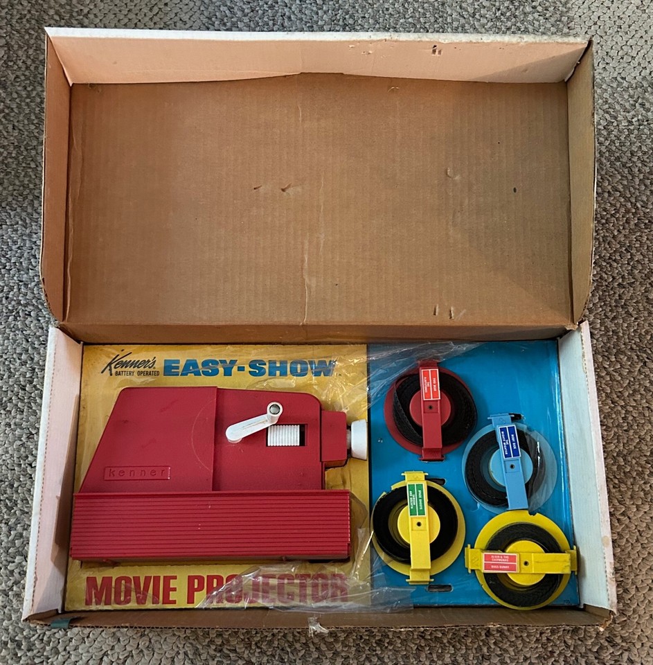 KENNER EASY SHOW MOVIE PROJECTOR 775 MOBY DICK BOX SPACE GHOST MIGHTOR ...