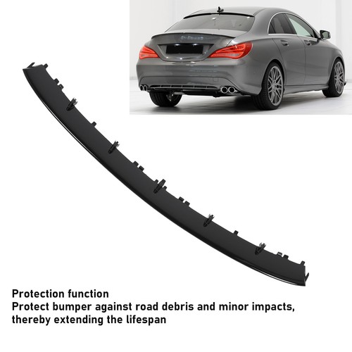 Glossy Black Rear Bumper Diffuser Lower Trim Strip 1178850023 For CLA ...