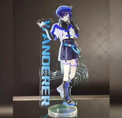 Anime Game Genshin Impact Wanderer Cute Mini Model Acrylic Desktop ...