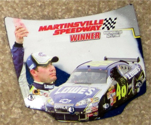 2007 Jimmy Johnson Martinsville Winner NASCAR Racing Magnet | eBay