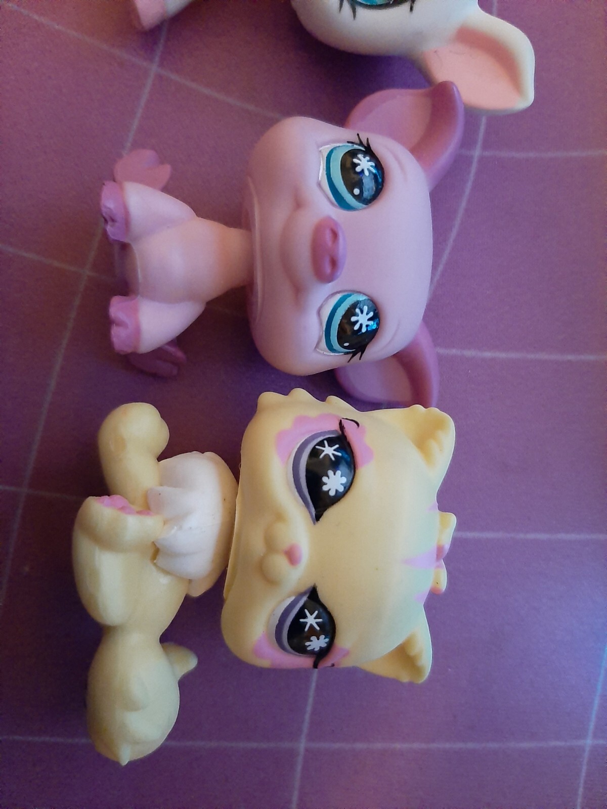 Littlest Pet Shop #876 #877 #878 Cat Cow Pig LPS Set | eBay