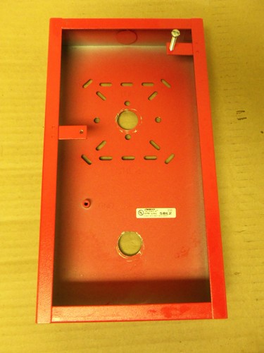 WHEELOCK SBL2 Surface Back Box Red Fire Alarm Back Box | eBay