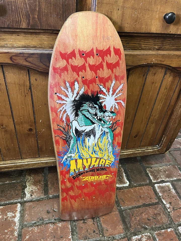 Vintage 80s Zorlac Donny Myhre Skateboard Deck Pushead Art Craig ...