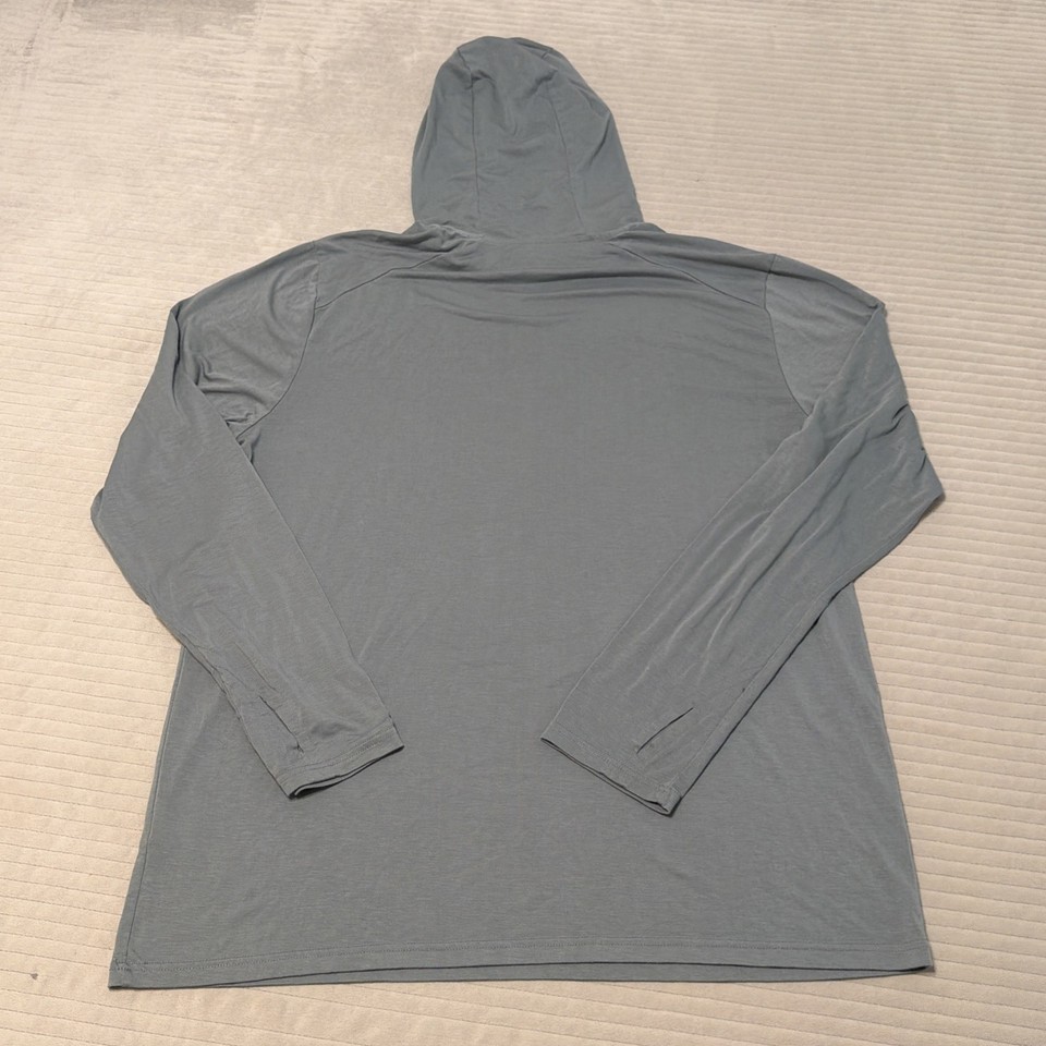 Free Fly Hoodie Men's 2XL blue Performance Bamboo Fleece Pullover ...