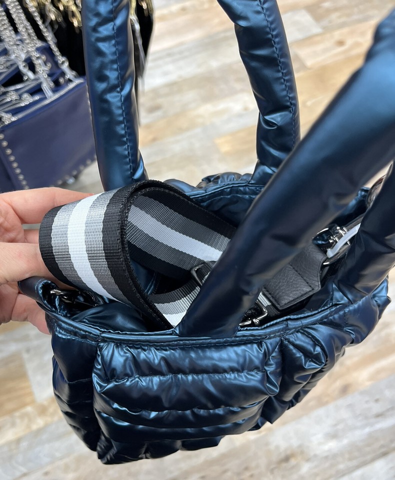 Think Royln Convert. Crossbody Patent Blue,Bag | eBay