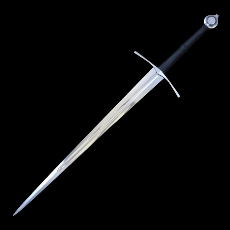 Knight Medieval Bastard Sword Battle Ready Functional Medieval Sword W ...