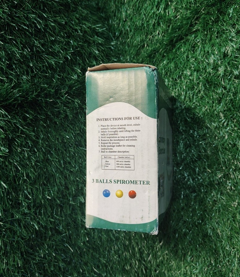 Breathing Lung Exerciser 3Ball Polyciser Respiratory Therapy Deep ...