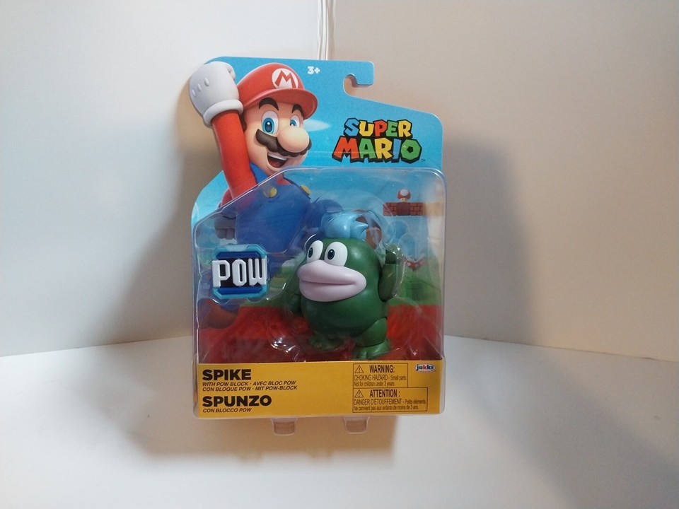Jakks Pacific World of Nintendo Super Mario Spike W/ Pow Block 4 ...