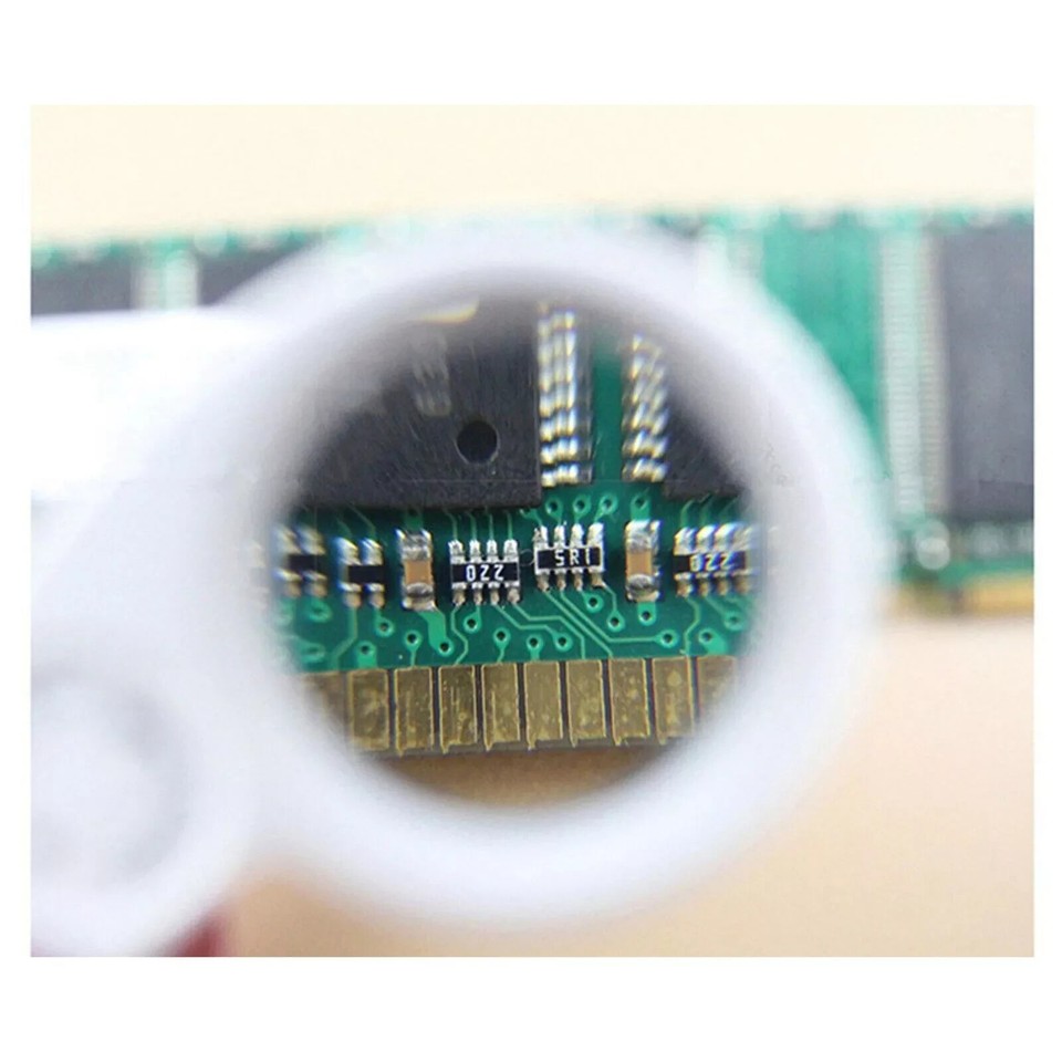 40X Magnifying Glass Jewelers Pocket Loupe Magnifier Lighted LED ...