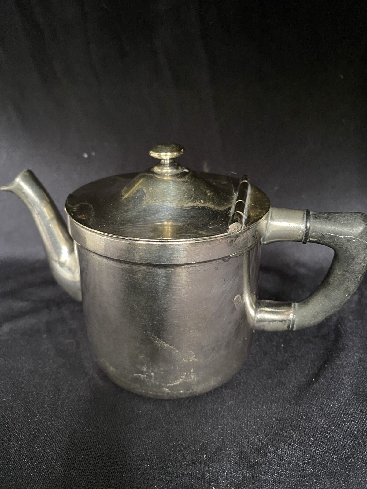 Antique Benedict Indestructo Nickel Plated 1 Cup Teapot | eBay