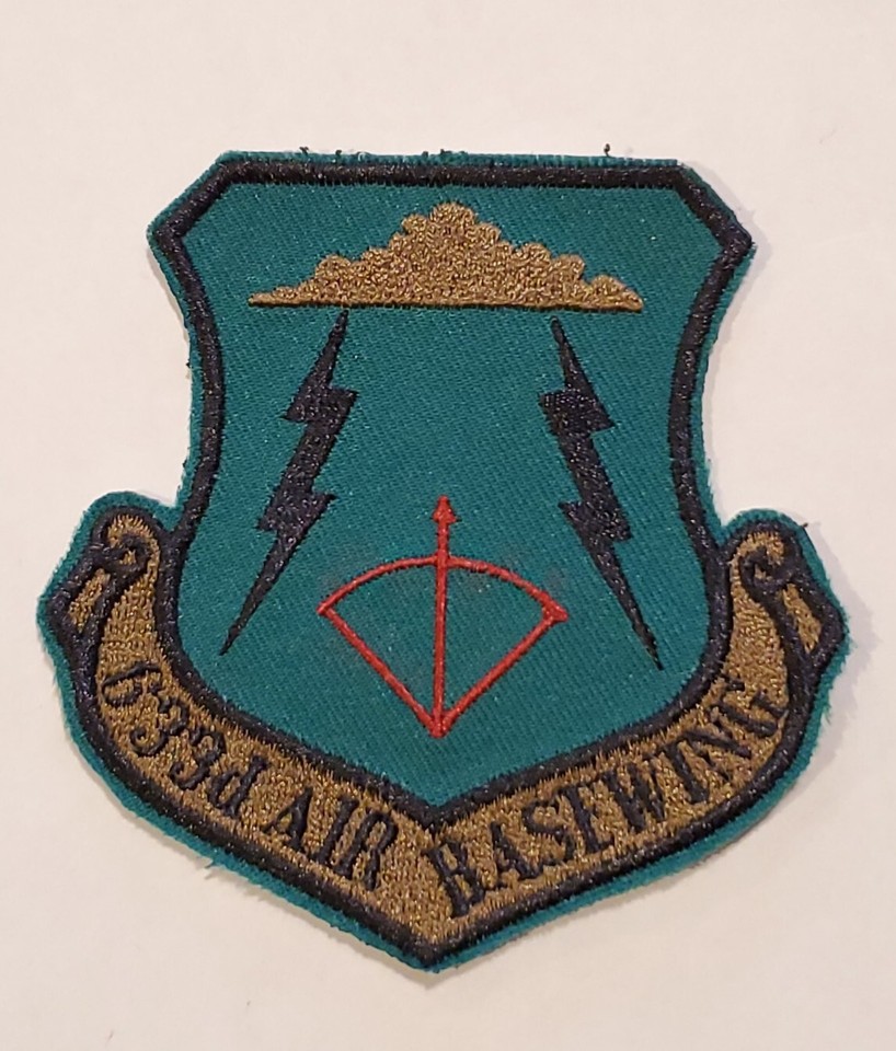 USAF 633rd AIRBASE WING & 633 MSSQ MILITARY PATCHES - NEW/UNUSED! | eBay