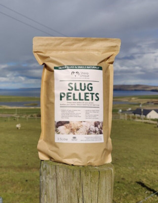 Slug Pellets 3.5L - 100% Natural British Sheep wool - For Organic ...