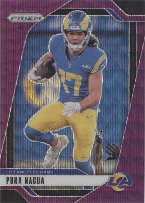 2024 Panini Prizm - Puka Nacua #168 Purple Wave Prizm /99 for sale ...