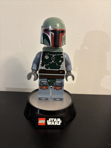 Lego Star Wars Boba Fett LED Night Light Torch 8in Figure 2013 Working ...