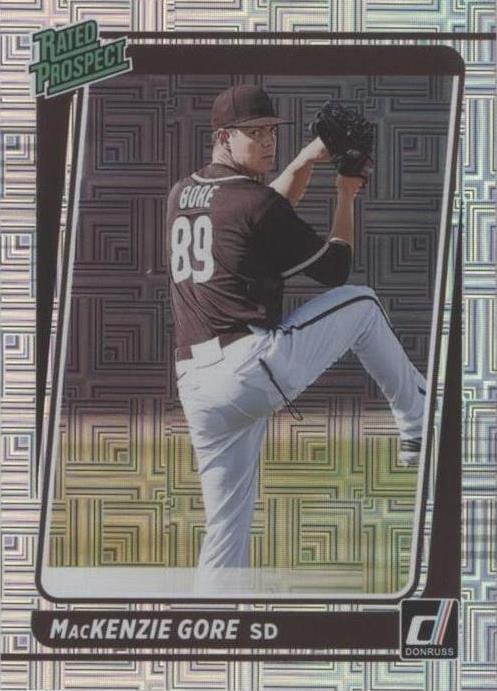 2021 Panini Donruss - Rated Prospects Mackenzie Gore #RP4 Vector (RC ...