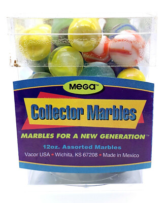 Mega Marbles New Generation Collector Boxes 2000 Catalog 12oz Frosted ...