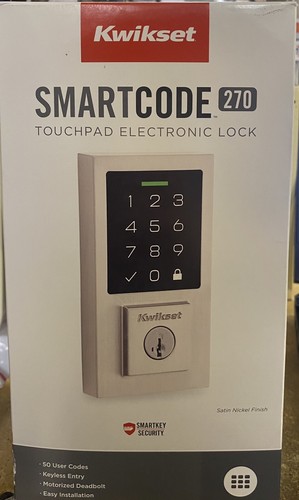 NEW! Kwikset 270 SmartCode Contemporary Electronic Deadbolt - | eBay
