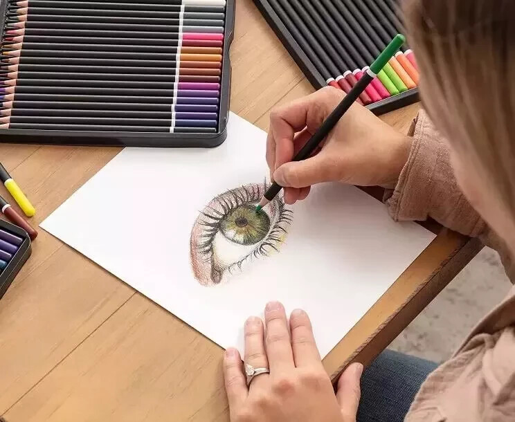 Premier Colored Pencils 72 Pack - Drawing Artist Kit Art Tools Kit ...