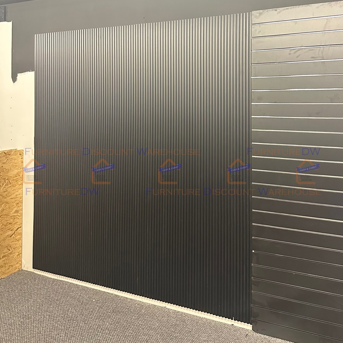 Corrugated Metal Partition Wall XLIHAWY Bathroom Half Wall Screen,
