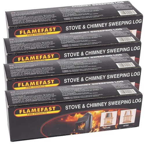 Chimney Cleaning Log Fireplace Stove Soot Creosote Cleaner Eco Flue ...